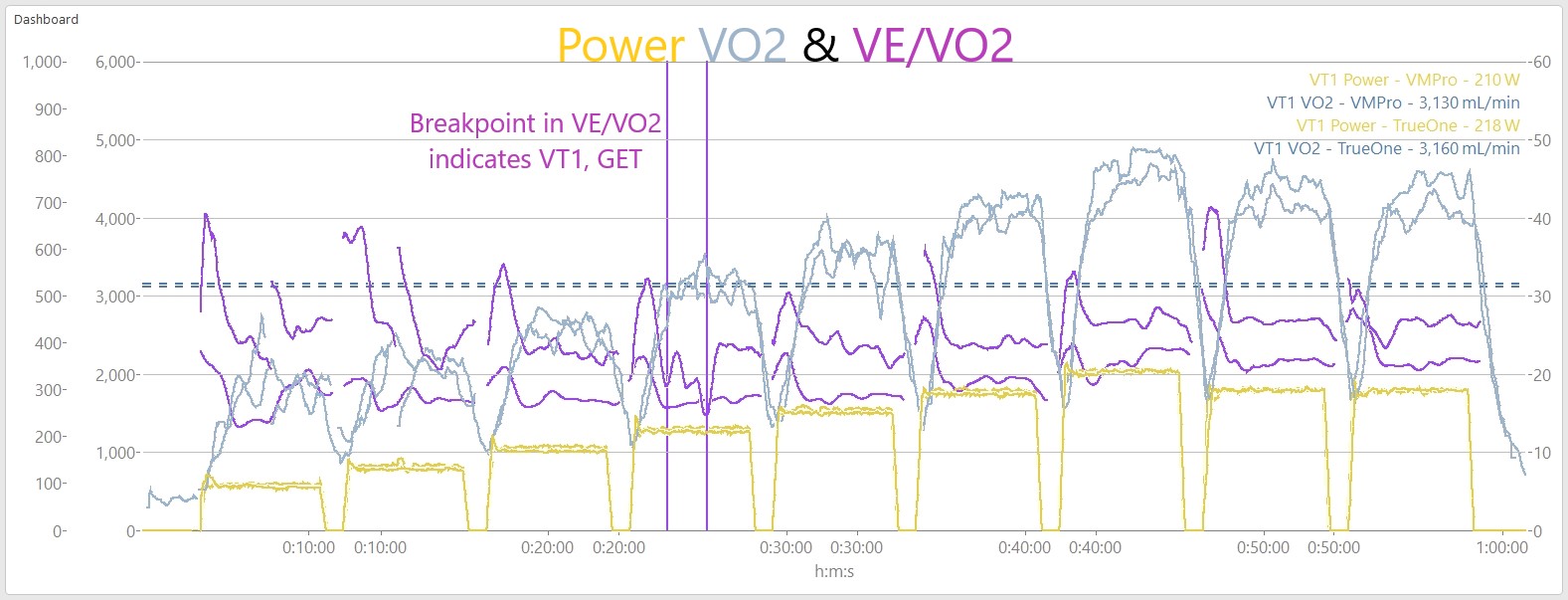 Comparing VO2 Master Pro to TrueOne 2400 – Part 2 – Spare Cycles